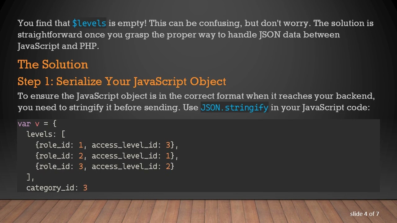 How to Convert and Iterate Through a JavaScript Object Array into a PHP Array with Ease