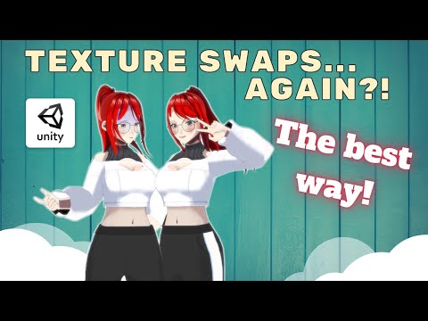 Vroid Studio & Unity - Awesome texture swaps (no extra plugins!)