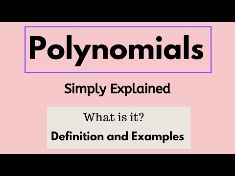 Polynomial Definition with Examples
