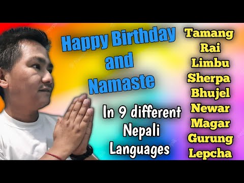 Namaste 🙏 in 9 Different Nepali Languages/धेरै भाषामा नमस्ते सिक्नुहोस्