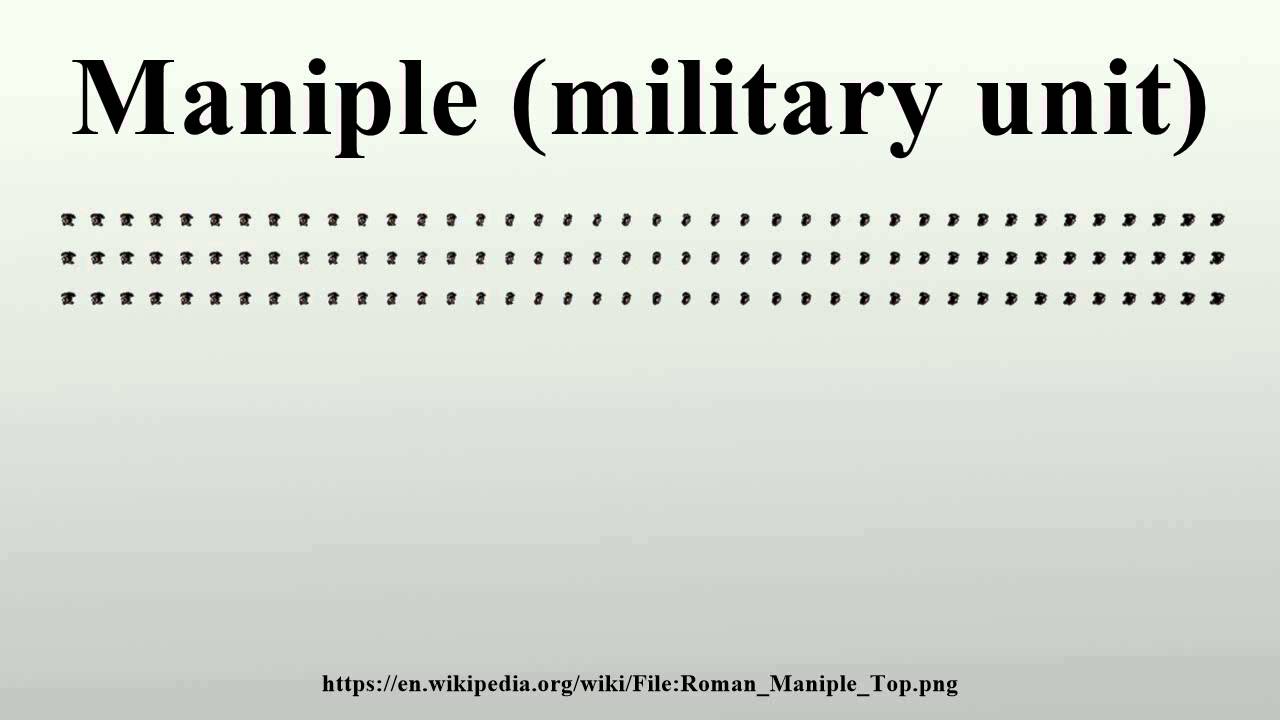 Maniple (military unit)