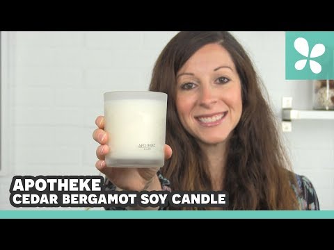 Apotheke Cedar Bergamot Candle – 100% Natural and Cruelty-Free Luxury Scent