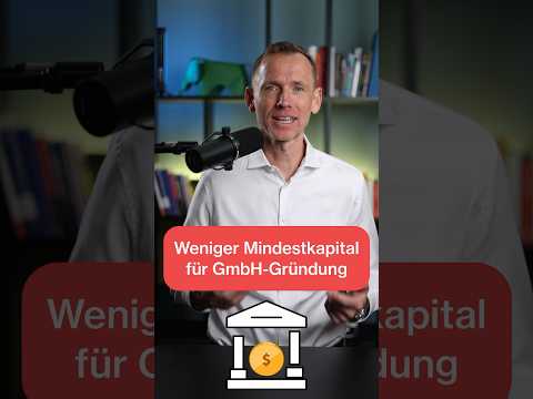 Du brauchst dauerhaft nur noch 10.000 € Stammkapital für eine GmbH. #Stammkapital #GmbH #Unternehmer