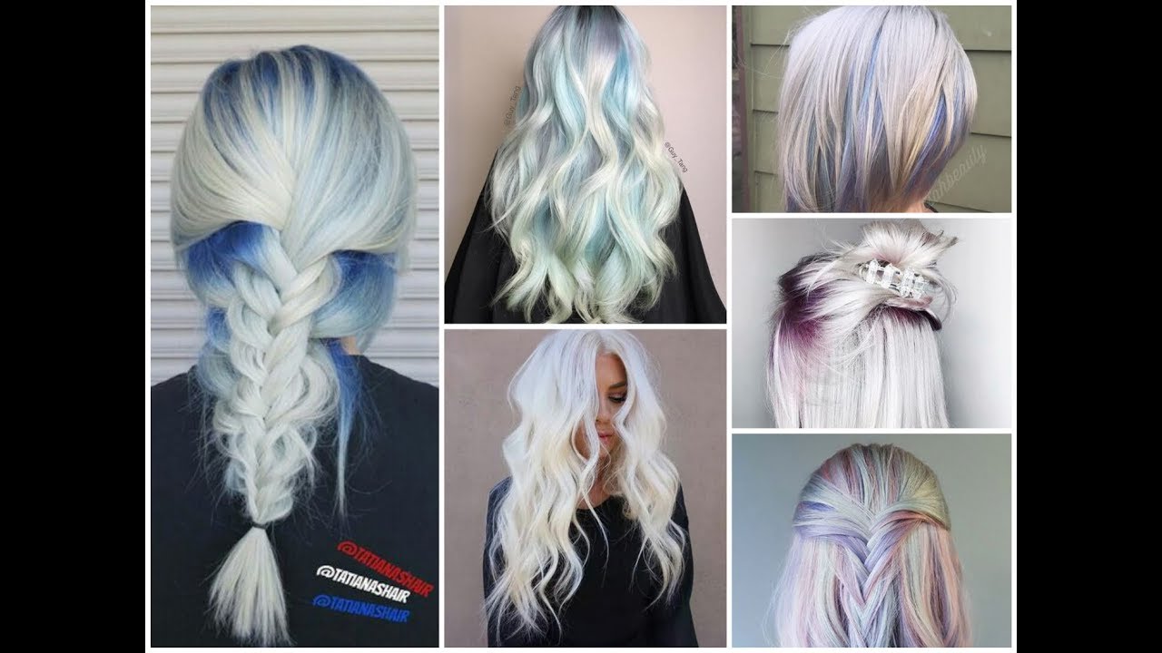 Trendy Ice Blonde Balayage Hair Colors Ideas for Winter 2018 \ 2019