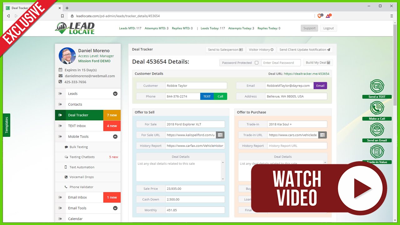 LeadLocate: Automotive Lead Generation Software