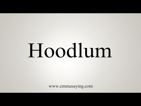 How To Say Hoodlum
