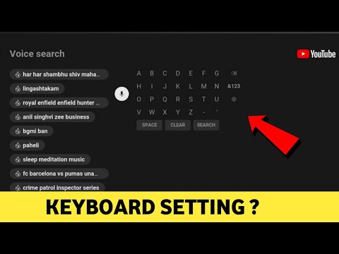 All Android Tv || Keyboard Settings | Gboard in android Led