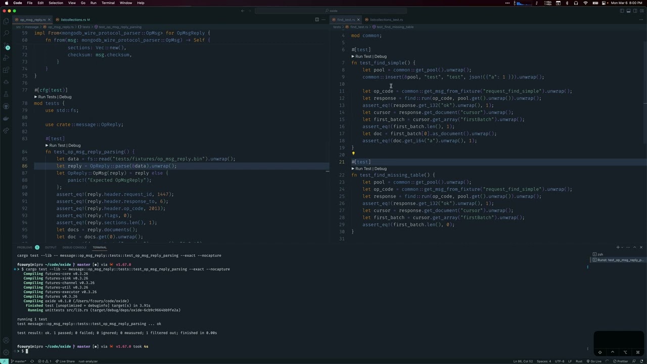 Quick Rust Test Runner for VSCode