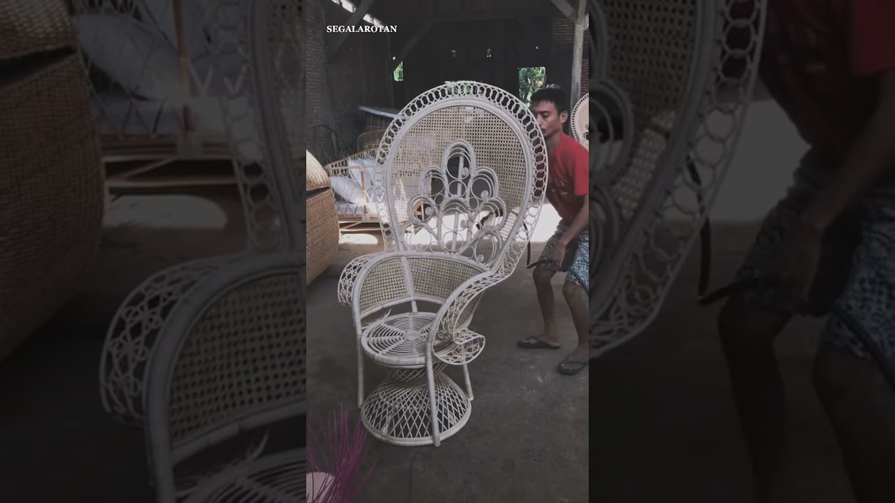 Peacock Chair , Rattan Furniture #short #shortvideo #shorts