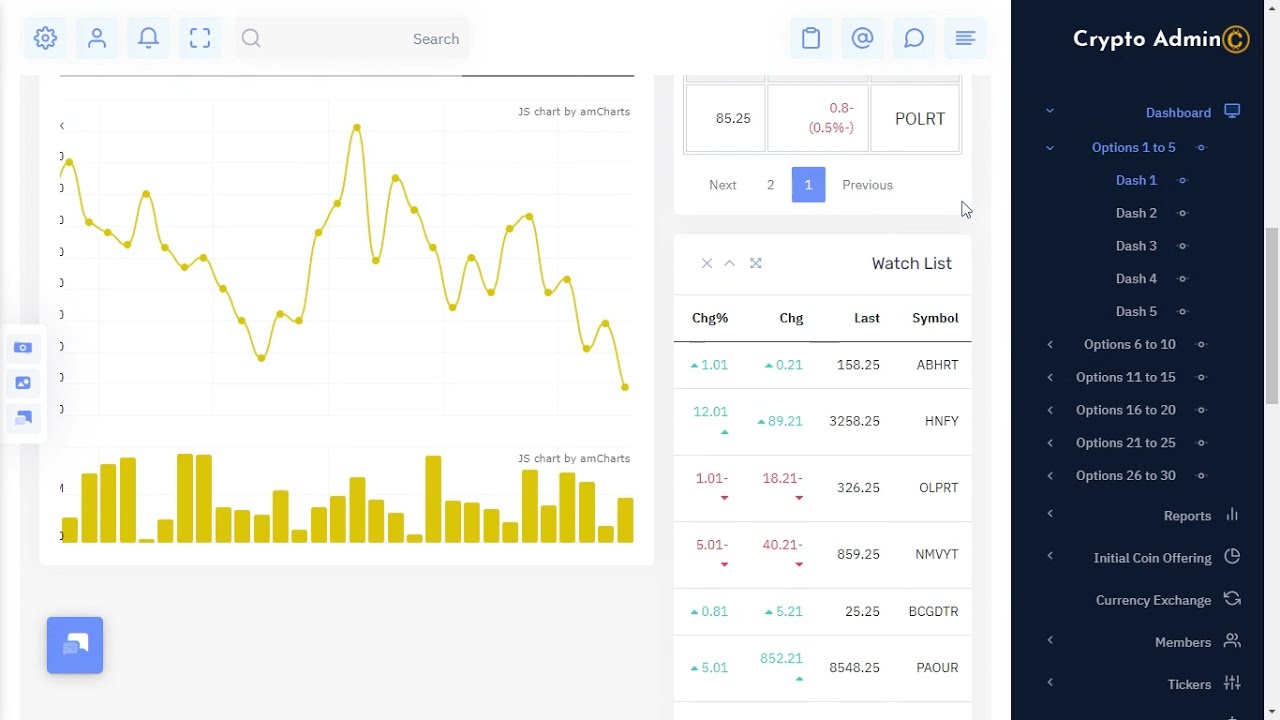 Crypto Tokenize Admin Dashboard Bootstrap Template with Semi Light RTL Theme
