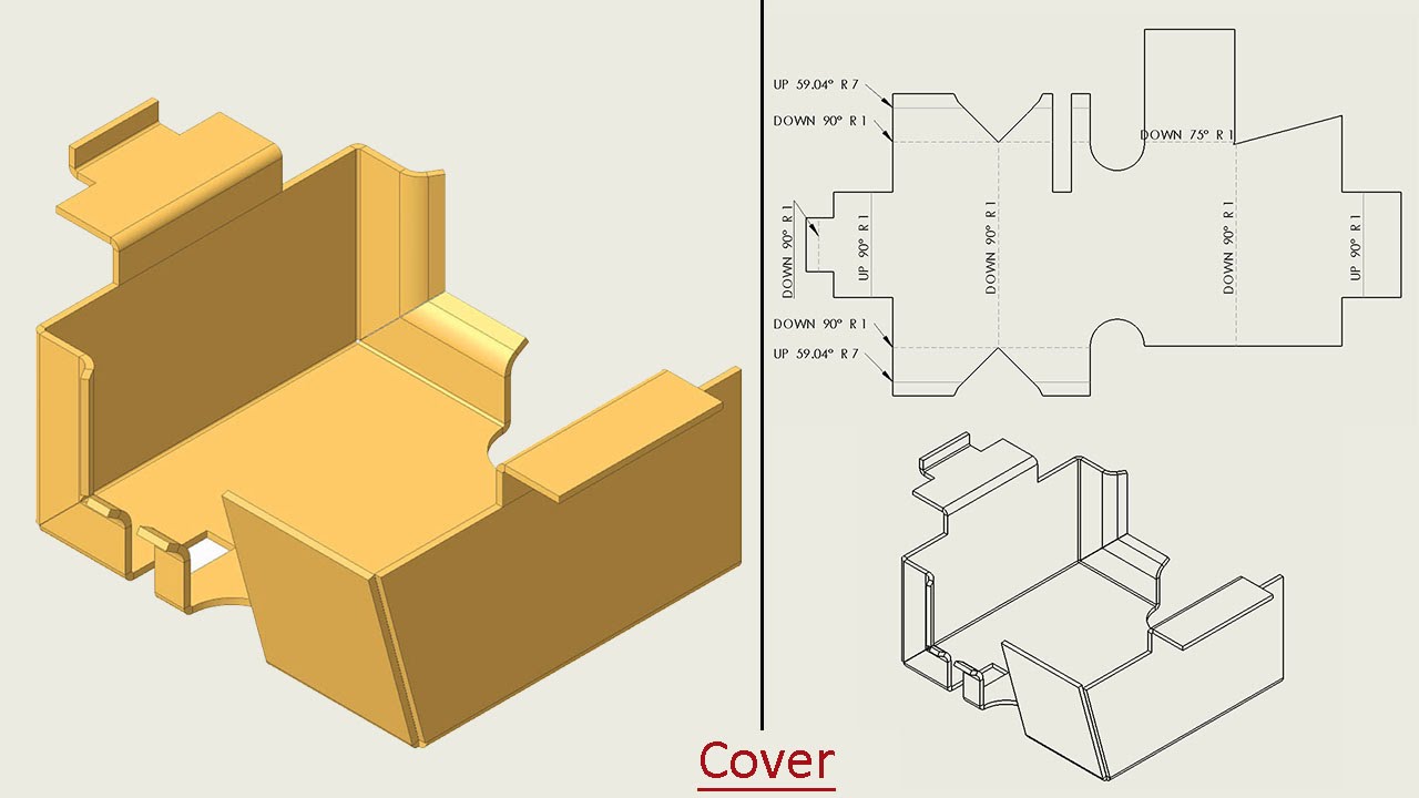 Basic Techniques-Sheet Metal || SolidWorks Tutorial
