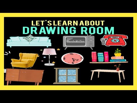 Introduction of Drawing Room | Living Room | Kids Vocabulary | @deeptitalks