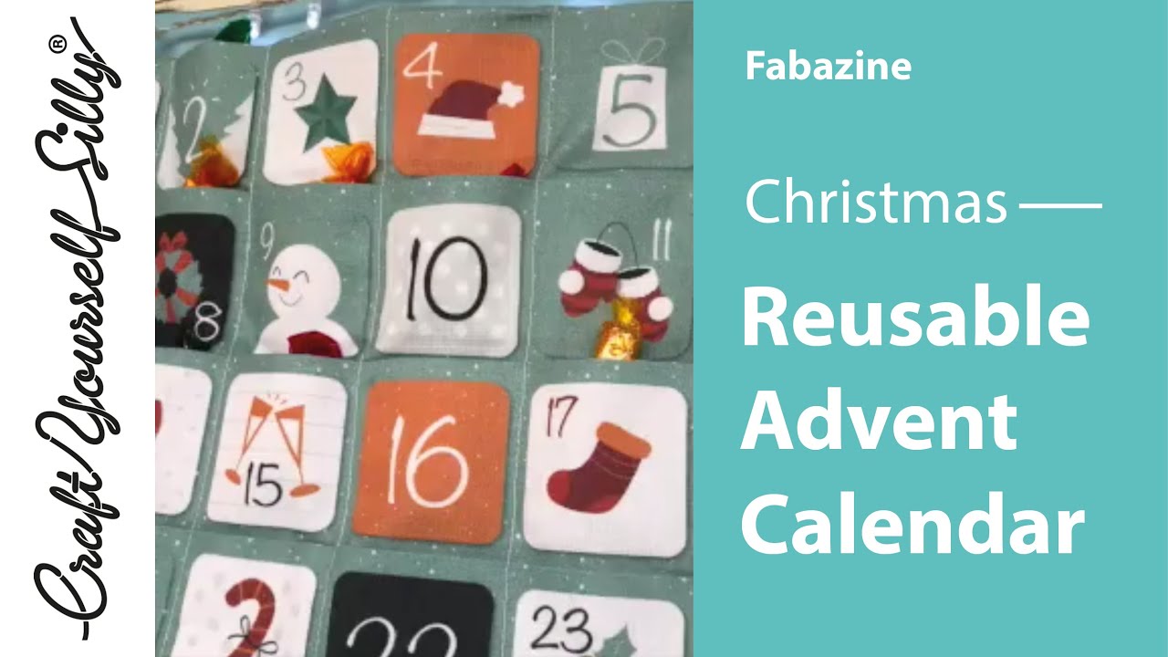 Reusable Advent Calendar | Fabazine | Christmas