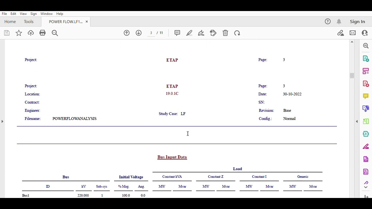 POWER FLOW ANALYSIS PDF