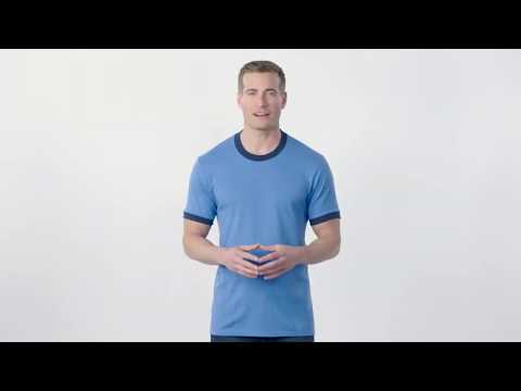 Port & Company® Core Cotton Ringer Tee PC54R