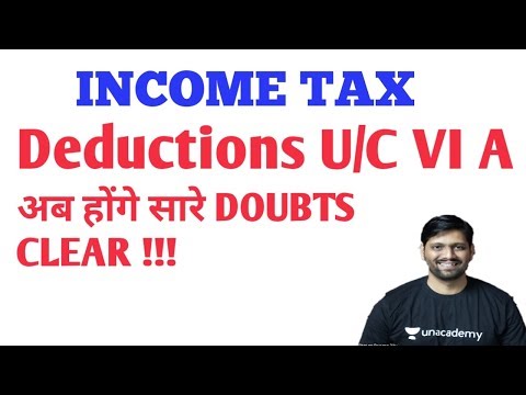 Deductions Under Chapter VI A || Income Tax Deductions || Direct Tax Deductions under section 80