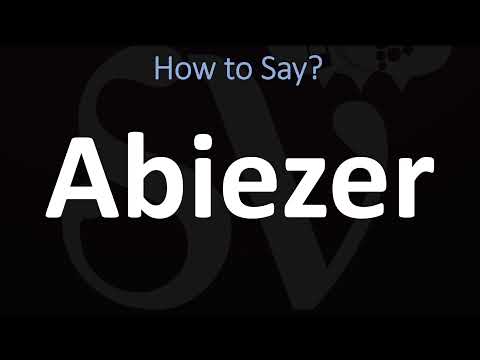 How to Pronounce Abiezer? (BIBLE)