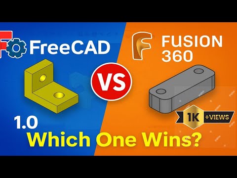 FreeCAD 1.0 vs Fusion 360 | Best Free CAD Software in 2025?