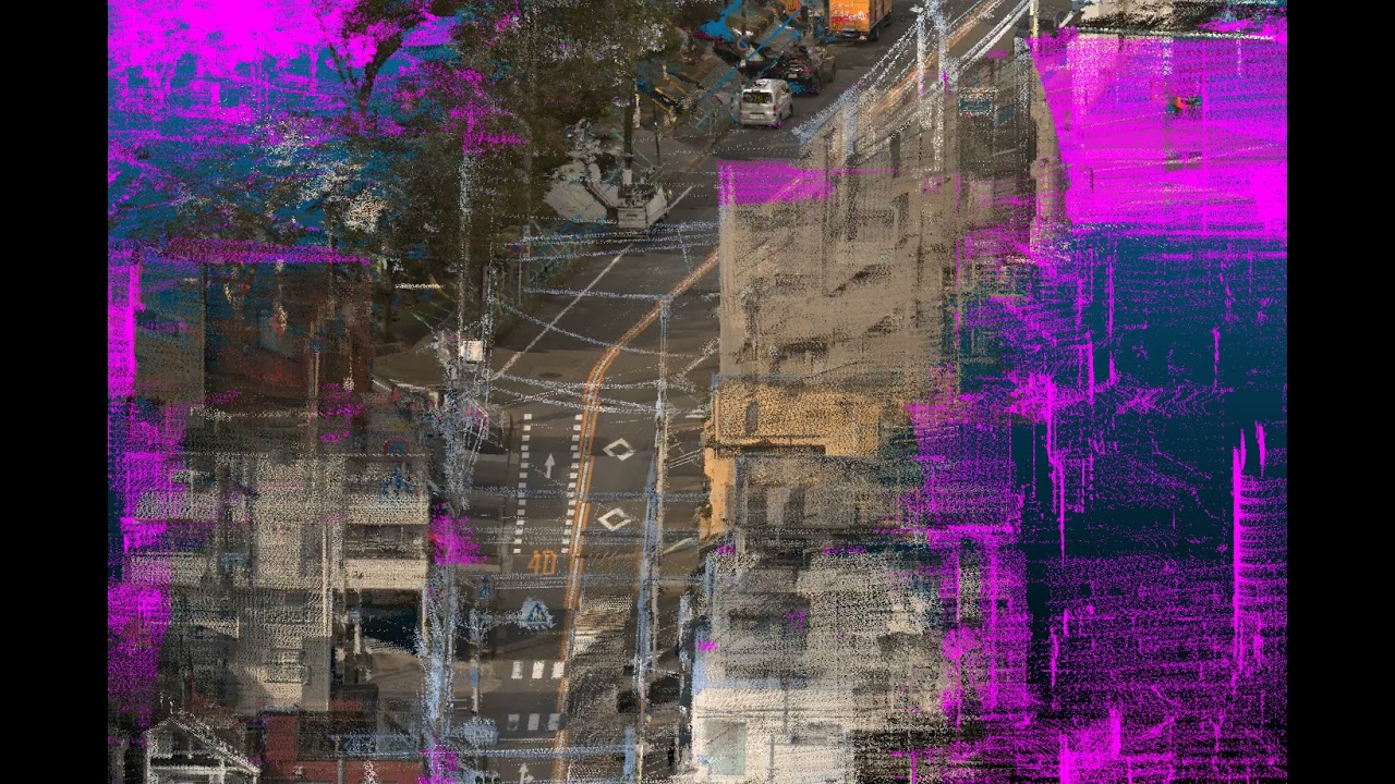 Point Cloud Coloring using MapIV Engine