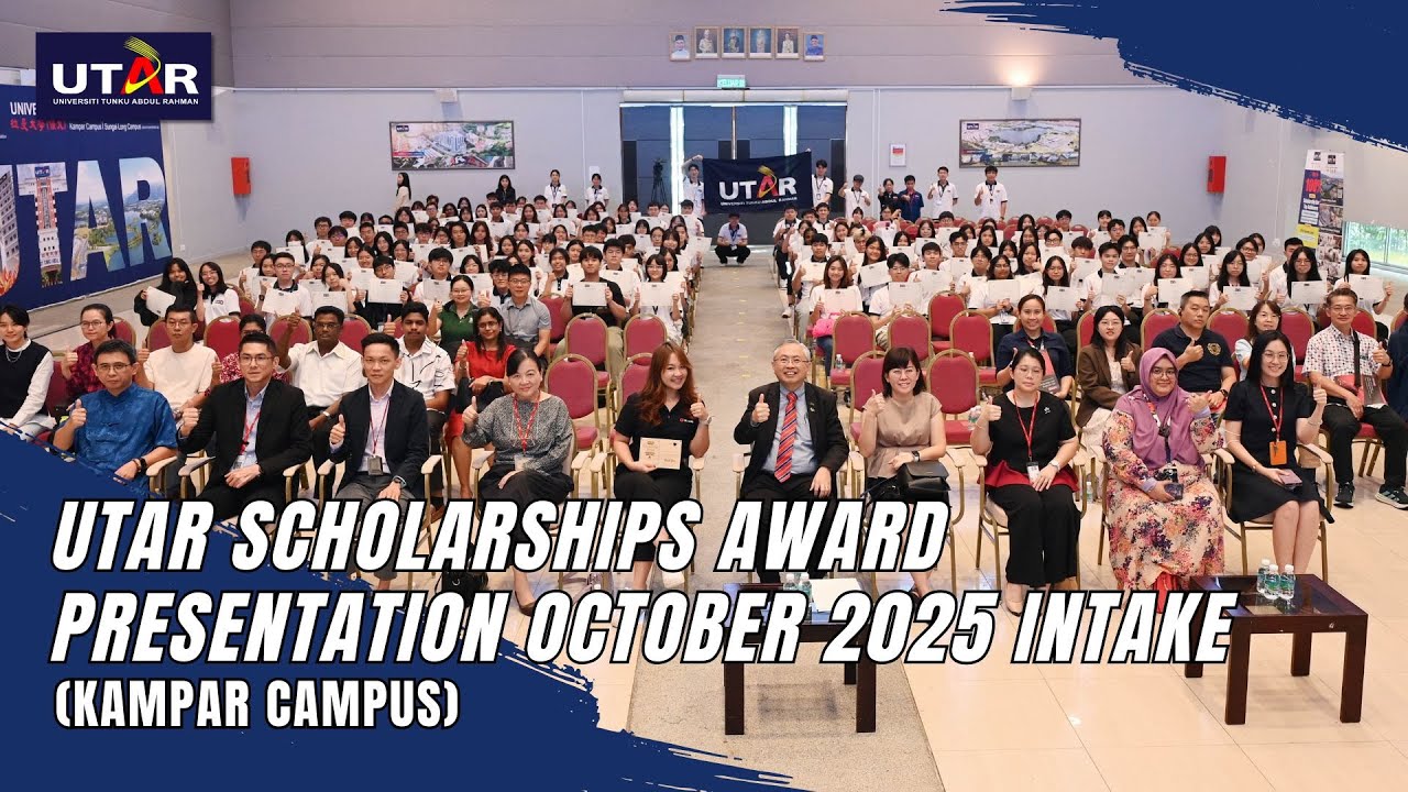 UTAR Scholarships Award Presentation Ceremony (October 2025 Intake) at Kampar Campus