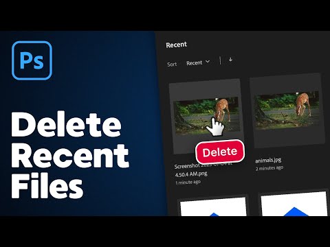 How to Delete Recent Files in Photoshop