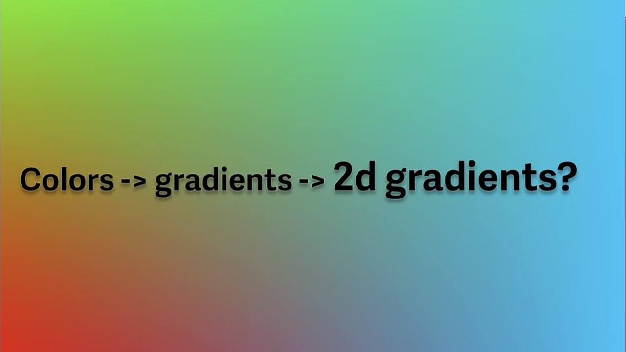 2D Gradient Generator