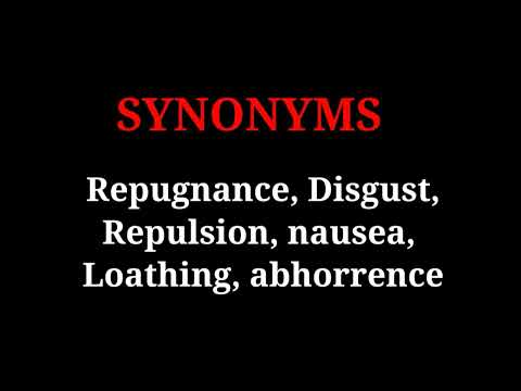 REVULSION - meaning