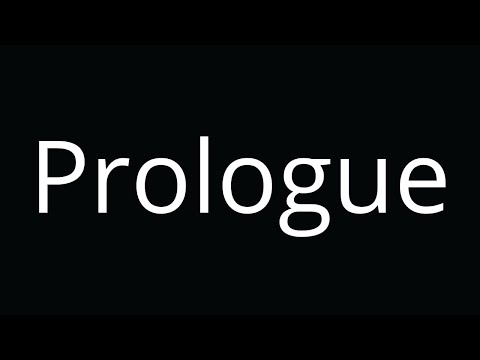 Prologue Meaning