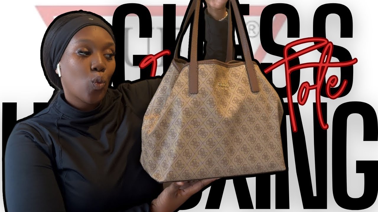 Vikky Large Tote bag unboxing | Guess Bag unboxing video | GET THE BAG!!! | SASSXPLORE