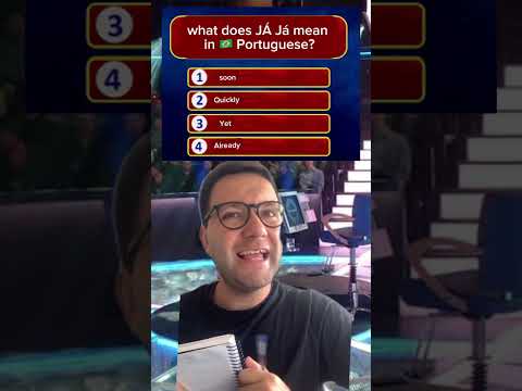 What does JA JÁ mean in Brazilian Portuguese #learnportuguese