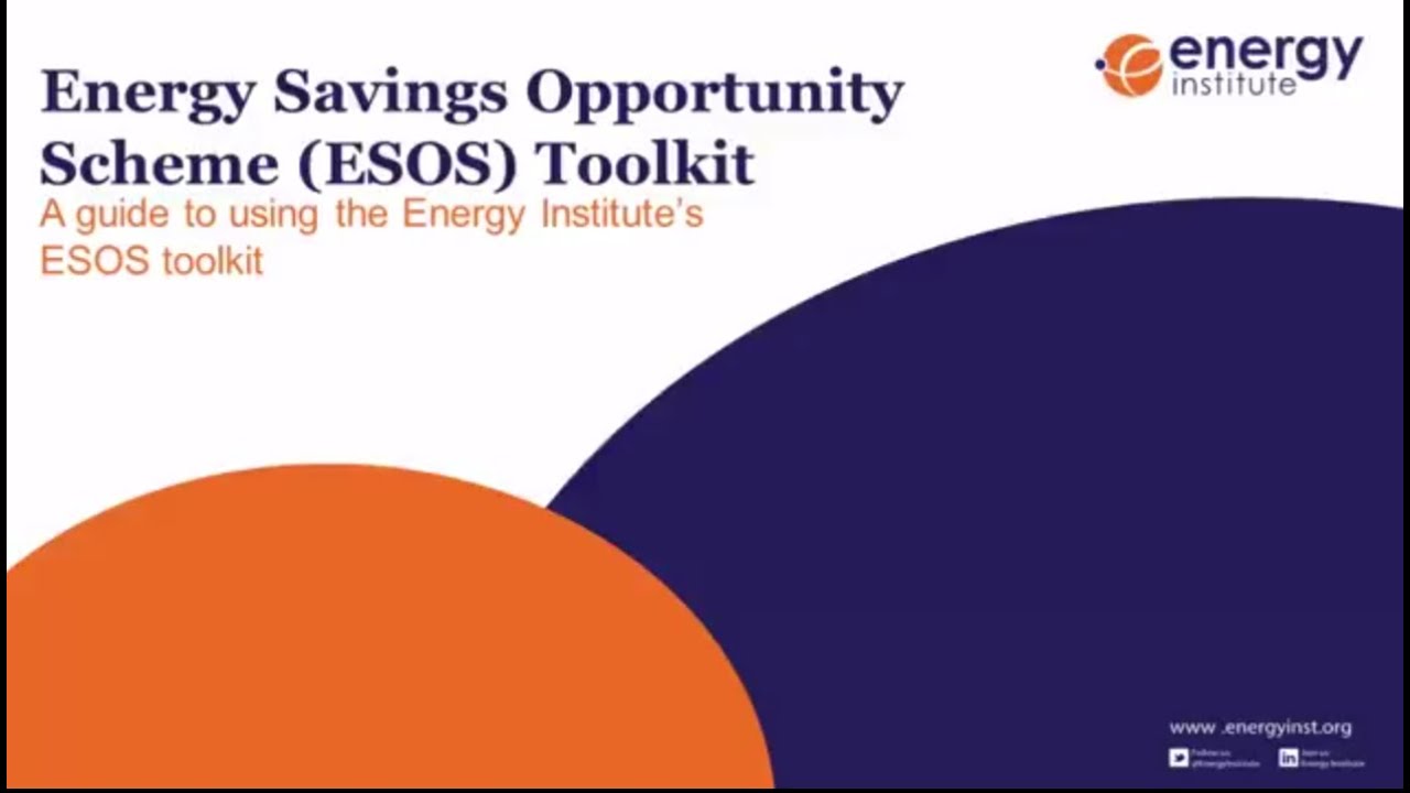 ESOS toolkit presentation