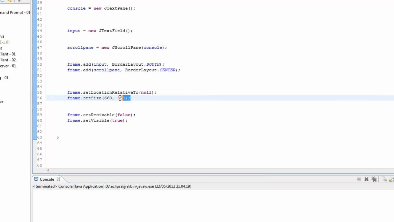 Java Tutorial - Console Like Windows Command Prompt (Part 1)
