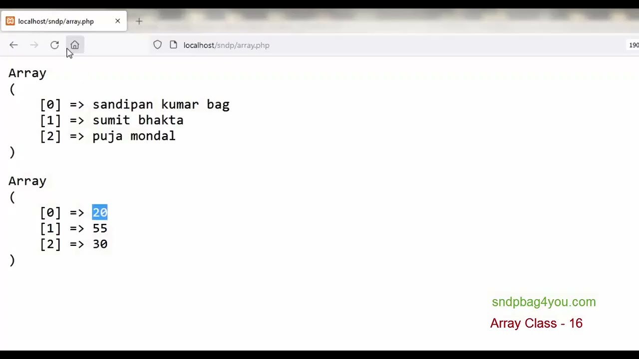 Array class 16   Array_combain function with php programming | web development in bangla