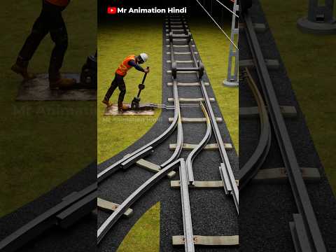 How Trains Change Tracks #3danimation #shorts