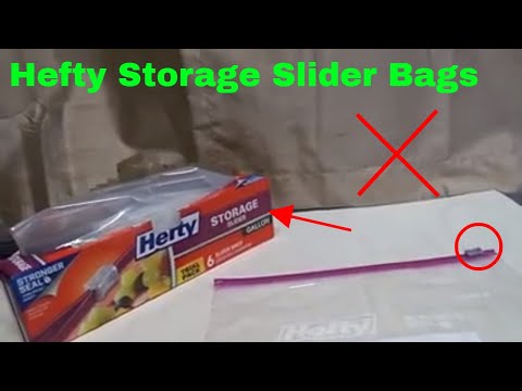 ✅ How To Use Hefty Storage Slider Bags Review