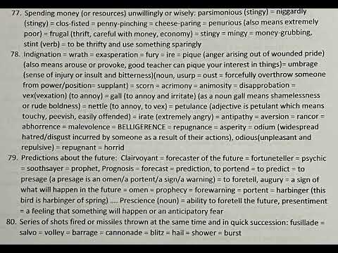 GRE Vocabulary as Synonyms - Part 8 - Master GRE Vocab Fast #grevocab #grevocabulary #greverbal
