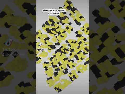 Generative Art in Blender with python