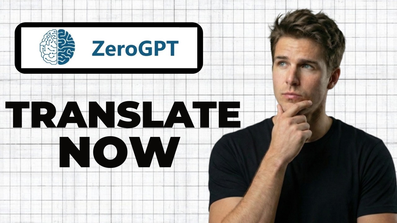 How To Use ZeroGPT Translator (Working 2026)