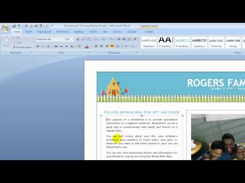 How to Create a Newsletter in Microsoft Word