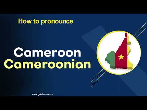 How to Pronounce Cameroonian in English Correctly