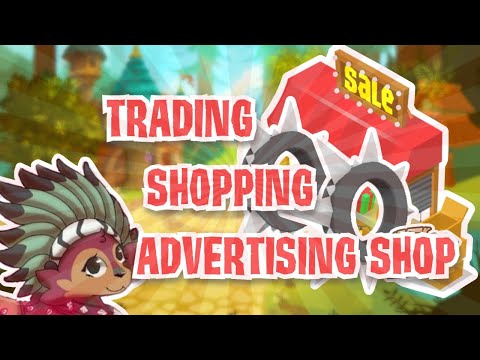 How I Trade, Shop, and Advertise My Shops on Animal Jam Classic!!!
