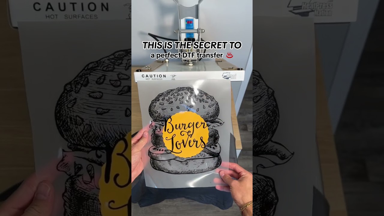 This is the Secret to a Perfect DTF Transfer