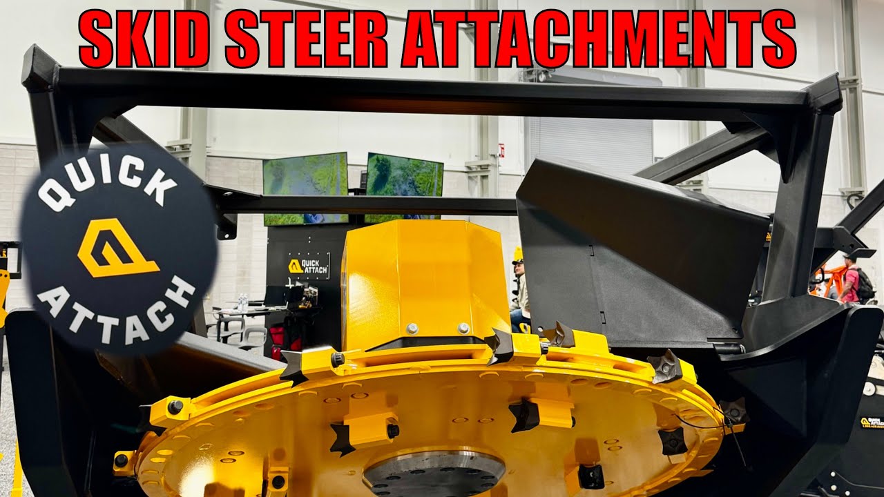 Best Skid Steer & Mini Excavator Attachments | Quick Attach Walkthrough