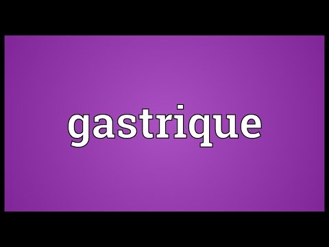 Gastrique Meaning