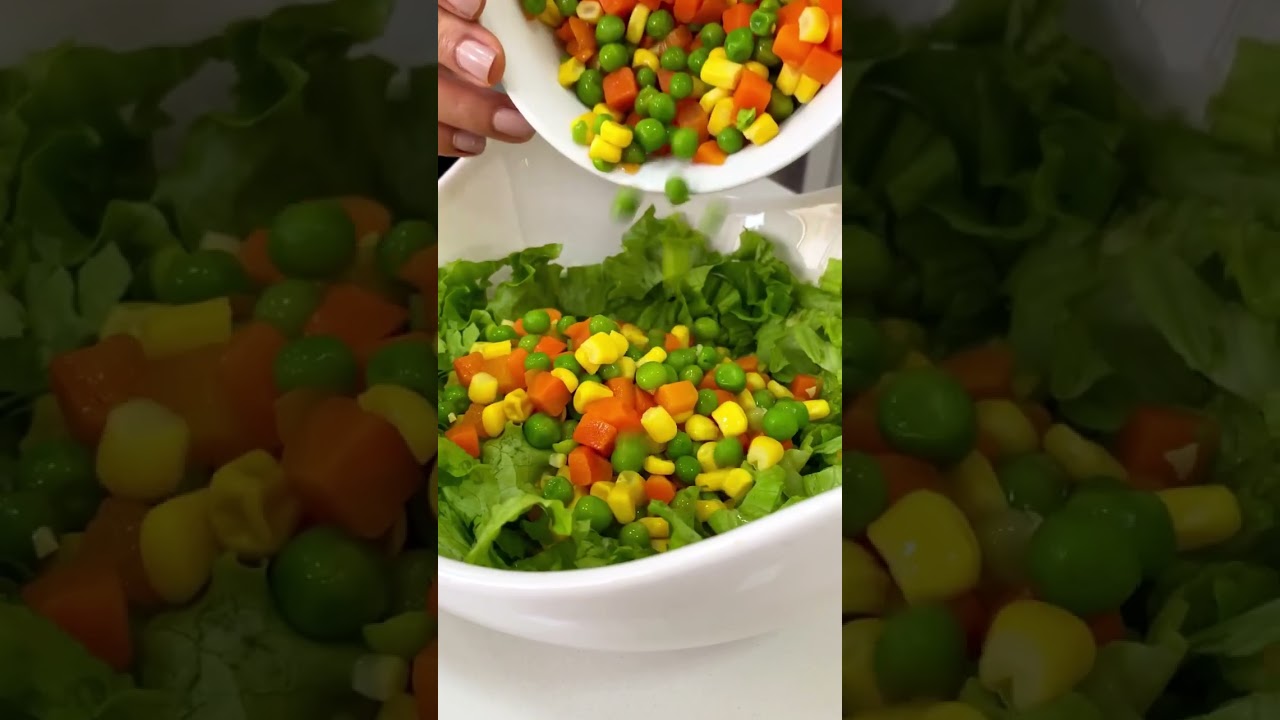 𝗘𝗻𝘀𝗮𝗹𝗮𝗱𝗮 𝗝𝗮𝗿𝗱𝗶𝗻𝗲𝗿𝗮 🥕🌽⁣ - RECETA SALUDABLE Y SECILLA