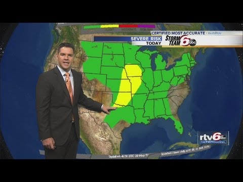 Thursday's Forecast: Slight risk of severe weather