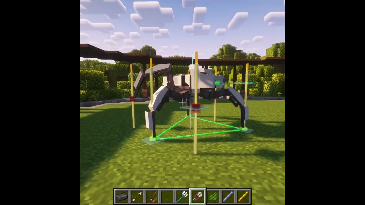 Procedurally Animated Robots in Minecraft