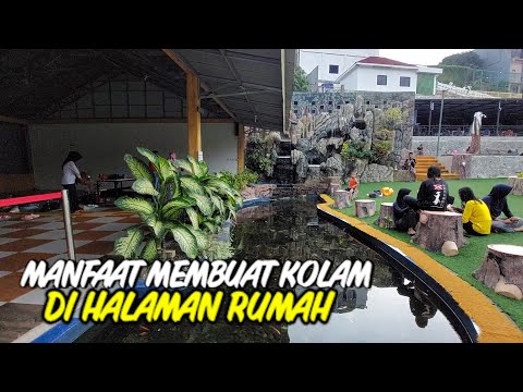 MANFAAT MEMBANGUN KOLAM IKAN KOI DI TAMAN DEPAN RUMAH