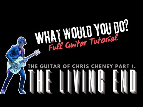 The Living End : What Would You Do? Chris Cheney Guitar Tutorial #guitarlesson #guitarsolo #gretsch
