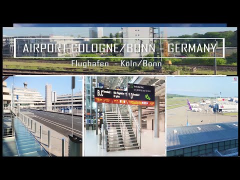AIRPORT (Flughafen) Cologne (Köln)/Bonn, Germany: Food, Plains, Terminal, Landing & Uptake [4k, 8k]